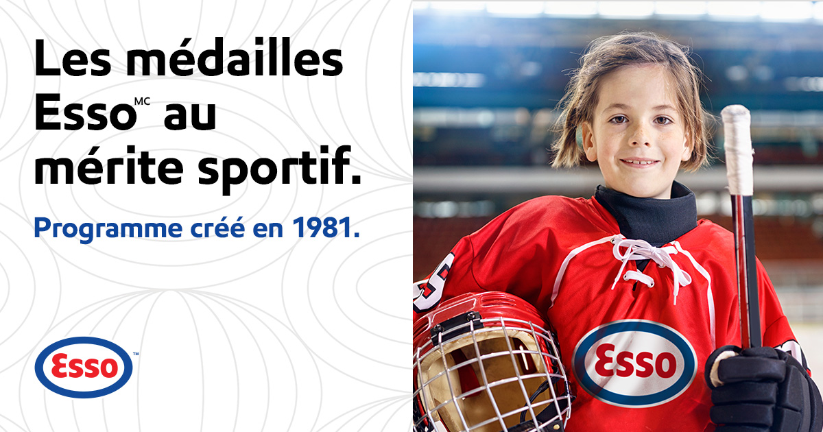 Les médailles Esso🅪 au mérite sportif