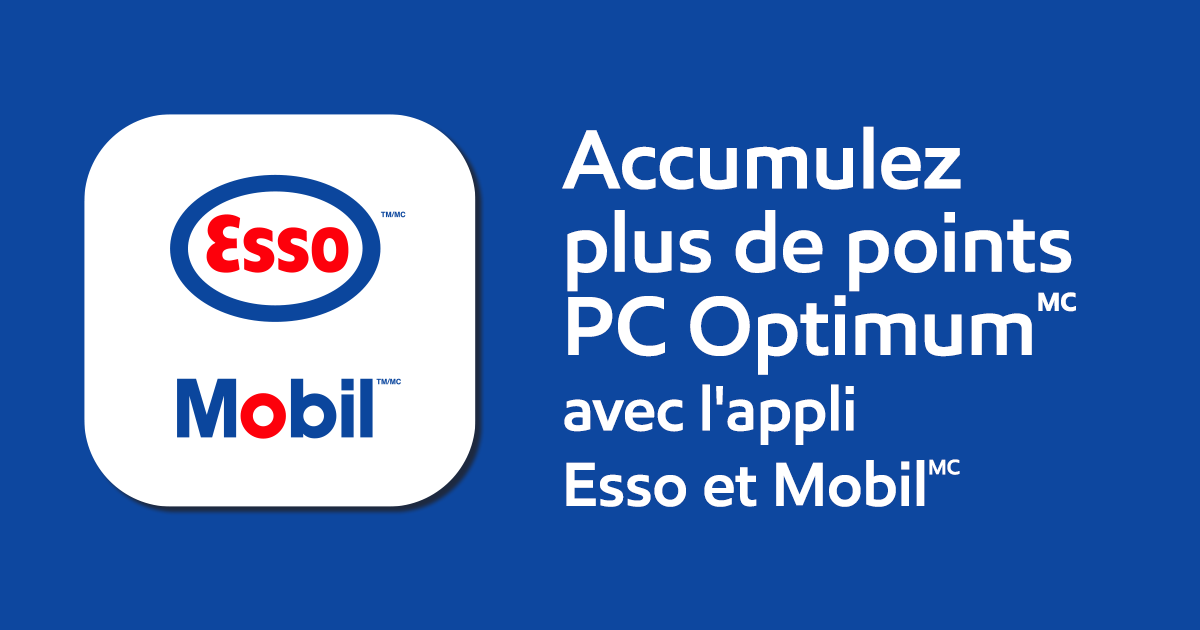 L'appli Esso et Mobil